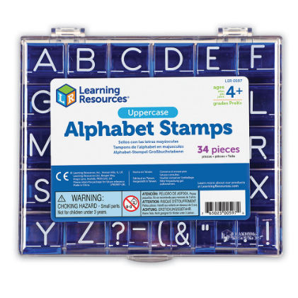 Uppercase Alphabet ,Punctuation Stamps