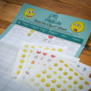 'How Do I Feel?' Wheel, for Mental Health & Emotional Vocabulary