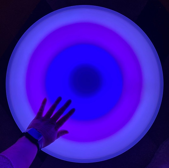 Interactive Round Wall and Floor Tile (50cm) incl. Adaptor